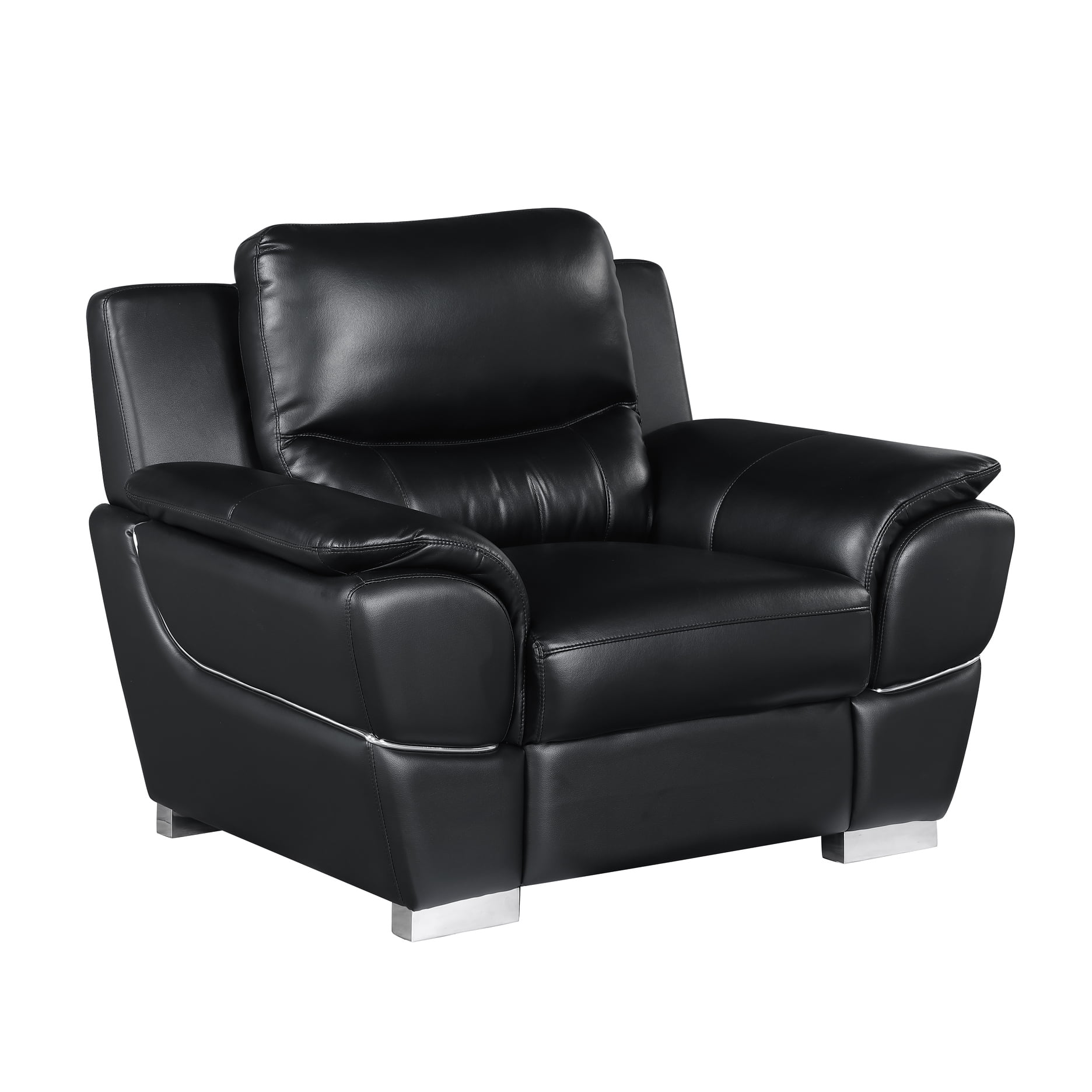 Ravishing Leather Chair With Reinforced Base And Comfort Foam ...