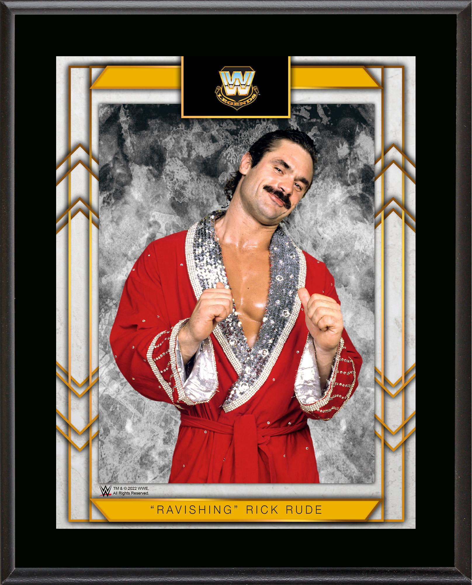 Ravishing" Rick Rude WWE 10.5" x 13" Sublimated Plaque - Walmart.com