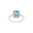The Jewelry Hut Vintage Inspired Blue Aquamarine Cocktail Ring ...