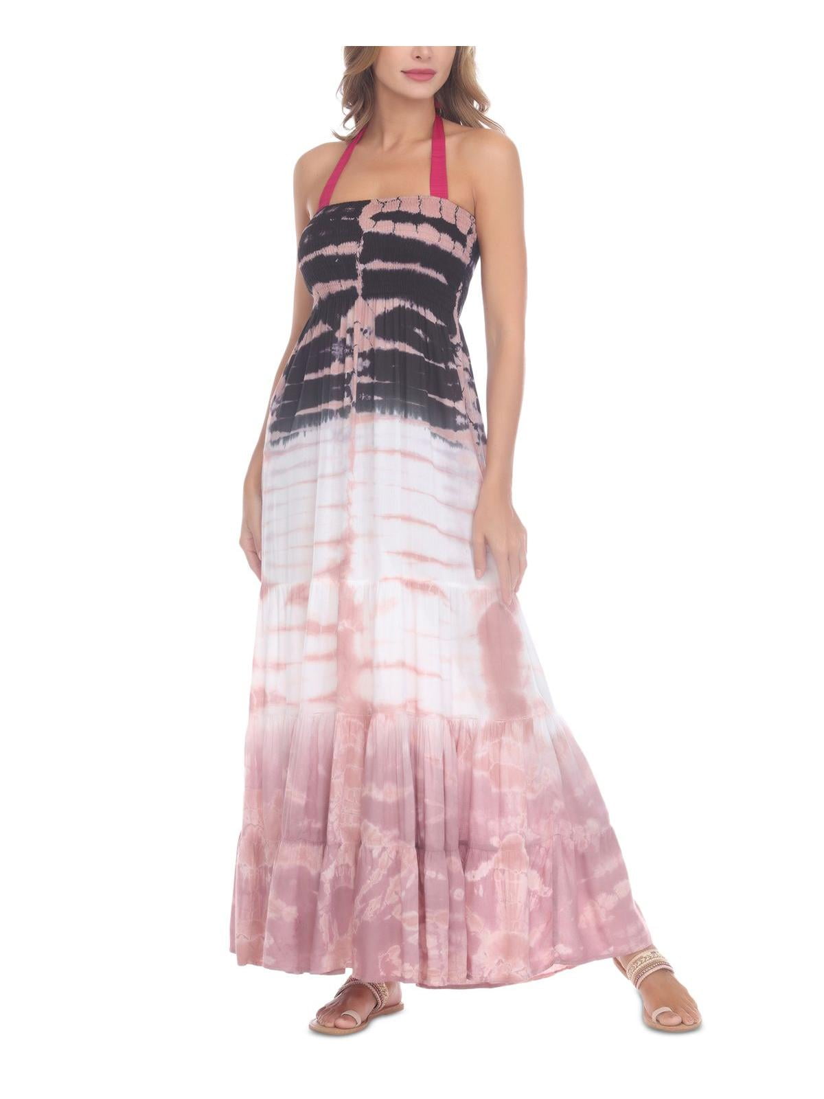 Raviya Womens Tie-Dye Strapless Cover-Up - Walmart.com