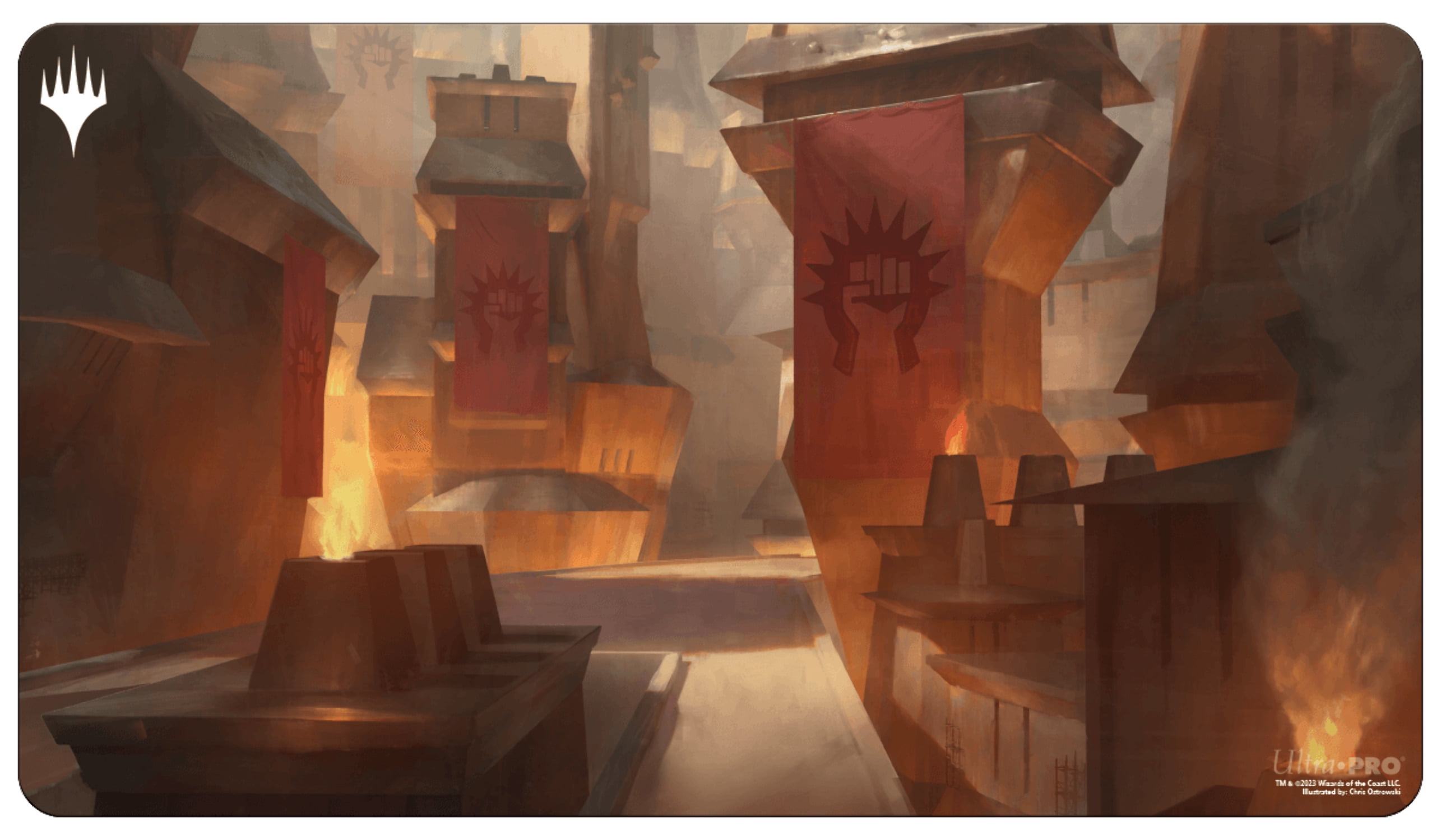 Ravnica Remastered Boros Legion Sacred Foundry Standard Gaming Playmat for Magic: The Gathering ...
