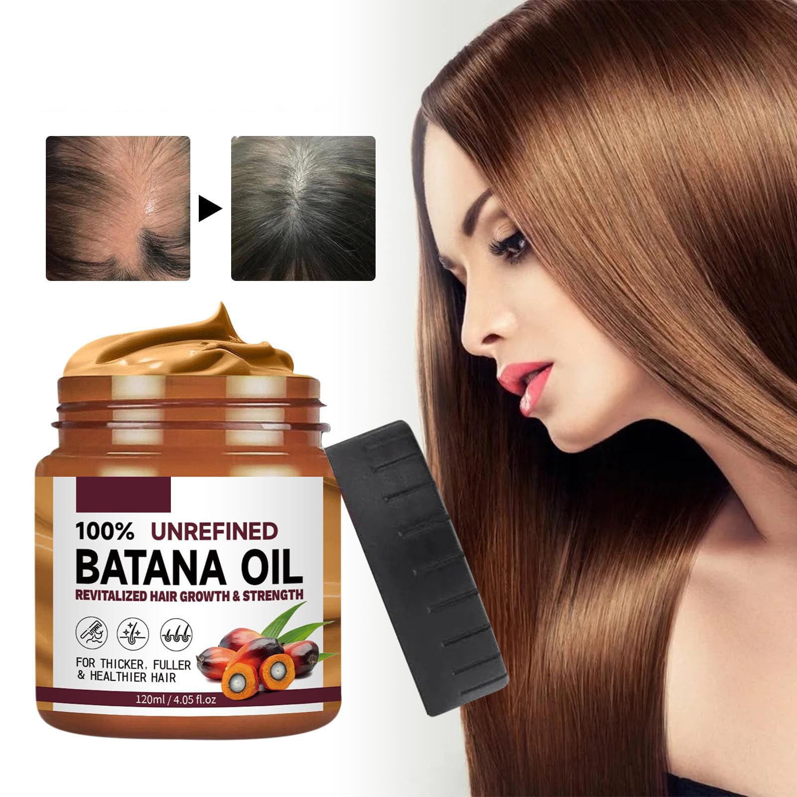 Raw Batana Oil for Hair Growth – 100% Natural & Unrefined Batana Oil ...