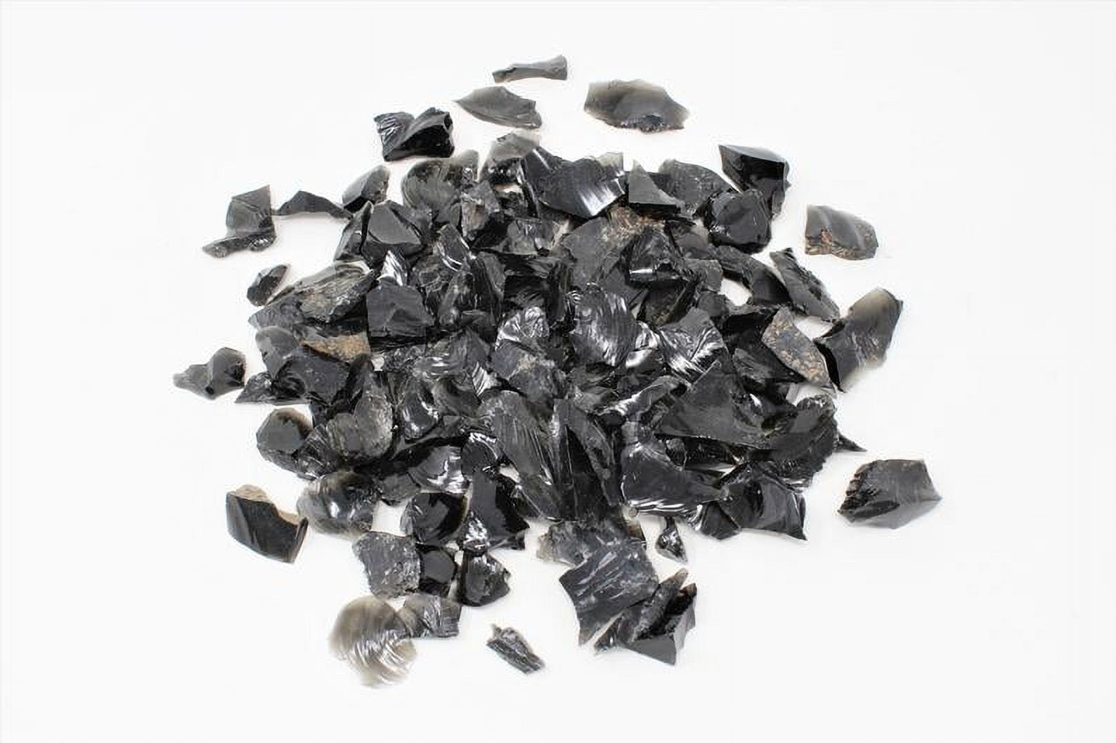 Raw Black Obsidian Chips Non Polished, Natural and Raw - High Grade A ...
