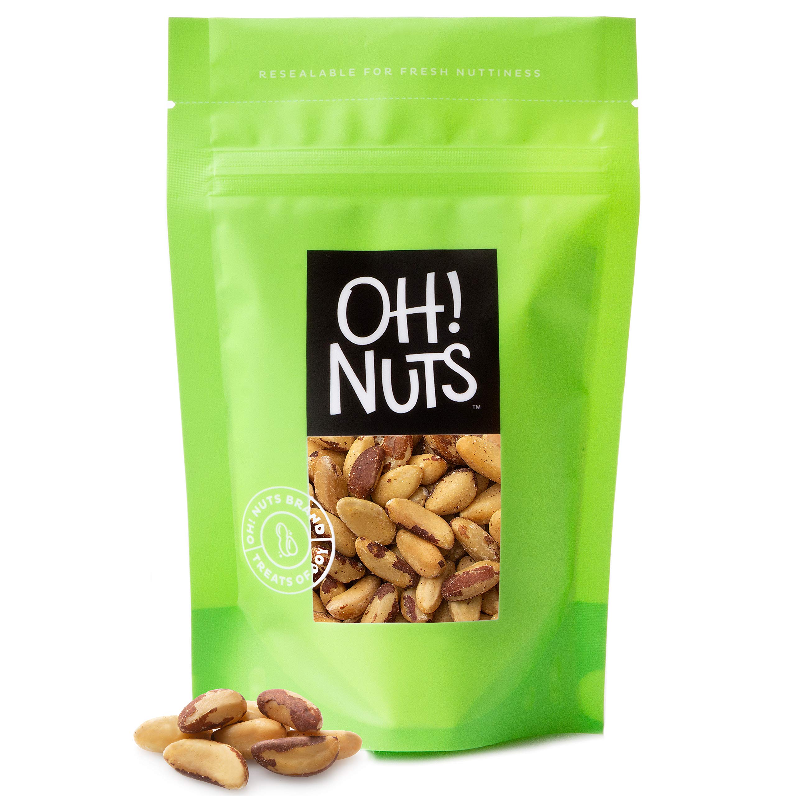 Raw Brazil Nuts (1 LB Resealable Pack) | Whole Unshelled Raw Natural ...