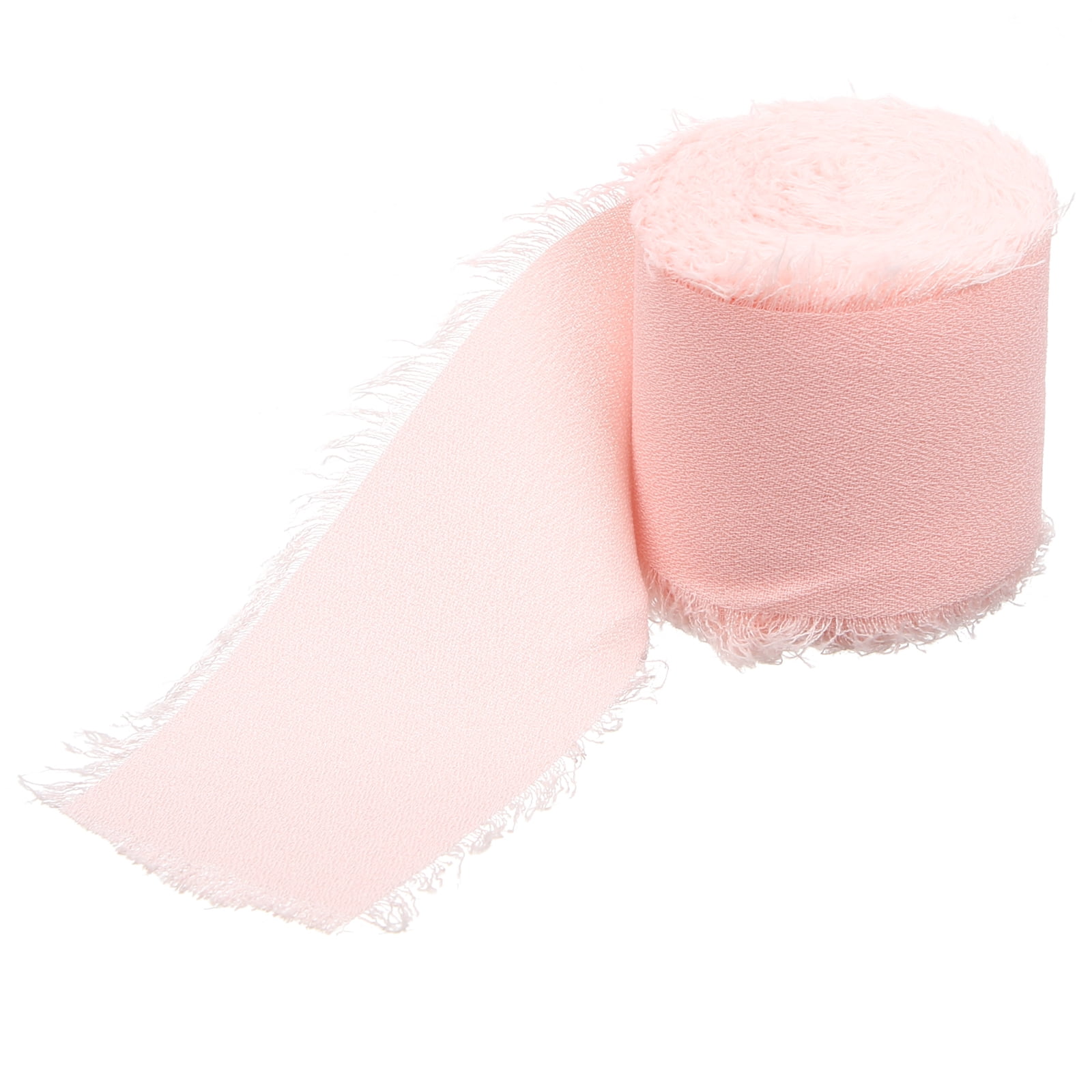 Raw Chiffon Ribbon Flower Bouquet Pink Gifts Cake Decor Sewing Party ...