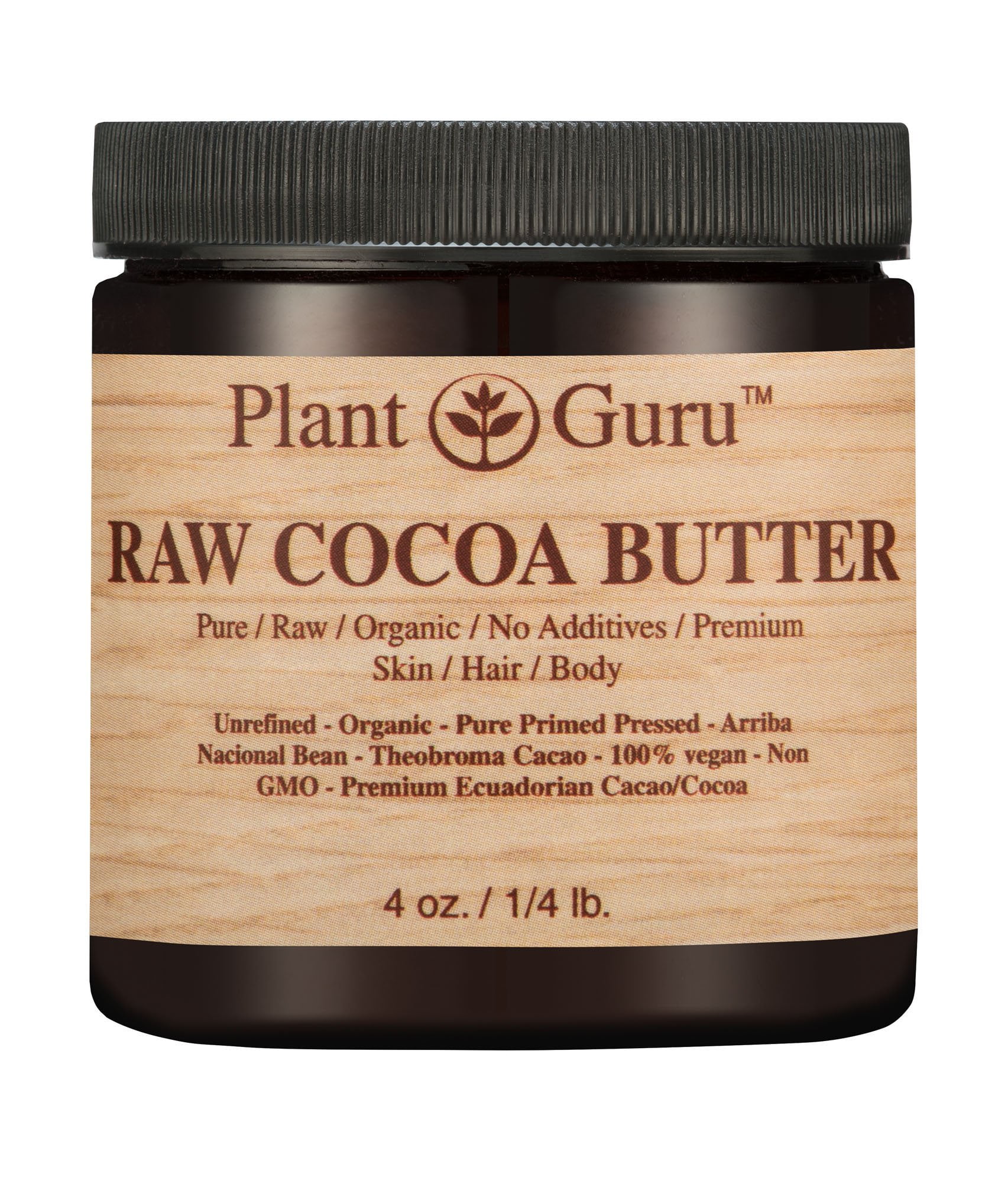 Raw Cocoa Butter 4 AKF18 oz. 100% Pure Fresh Natural Cold Pressed. Skin ...