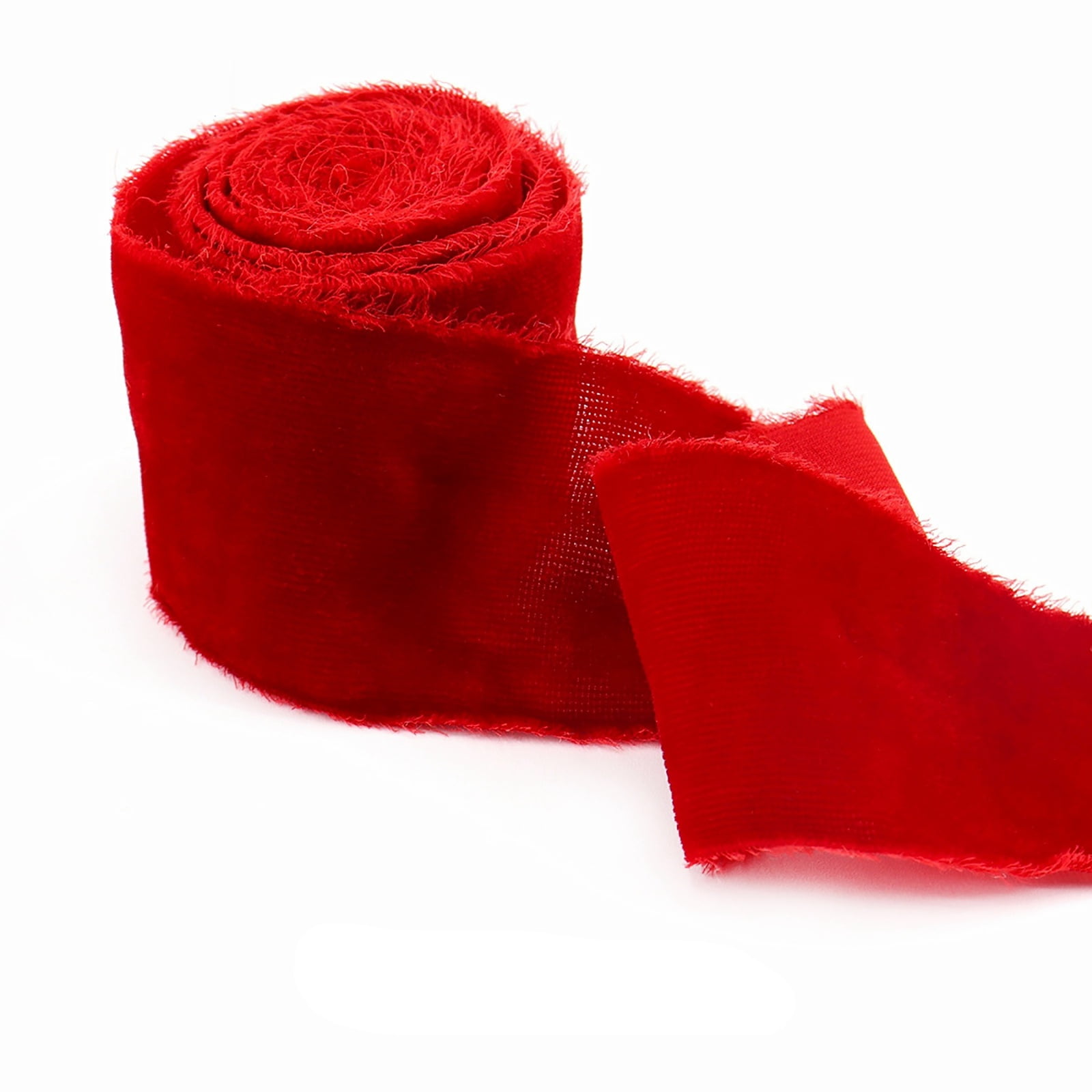 Raw Edge Frayed Ribbon Gift Wrapping For Craft Bridal Bouquet Wedding ...