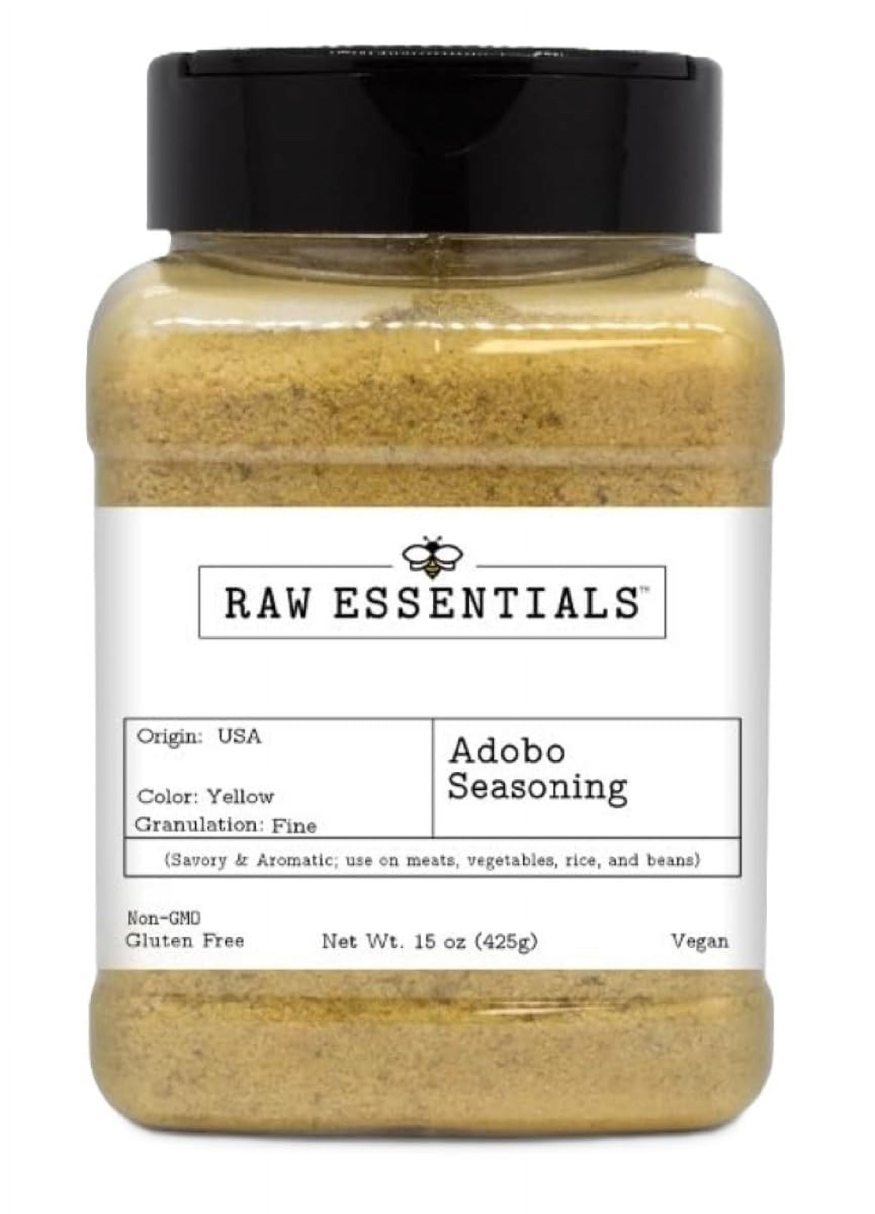 Raw Essentials Adobo Seasoning - Bold Latin & Filipino Flavor for Meats ...