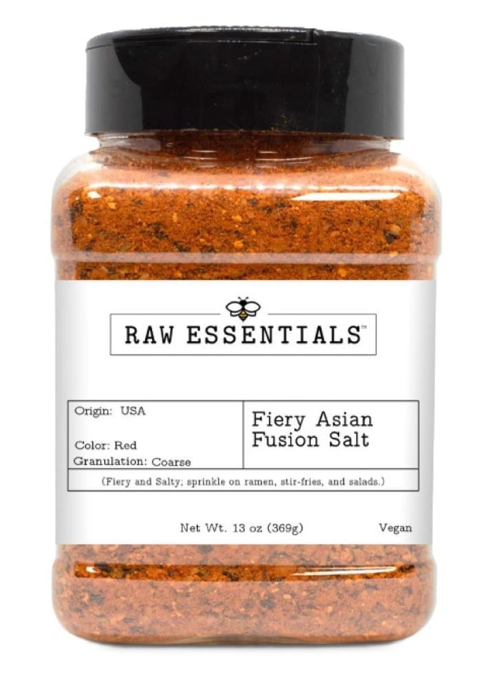Raw Essentials Fiery Asian DMF15 Fusion Salt - Asian Inspired Spicy and Salty Seasoning - Great ...