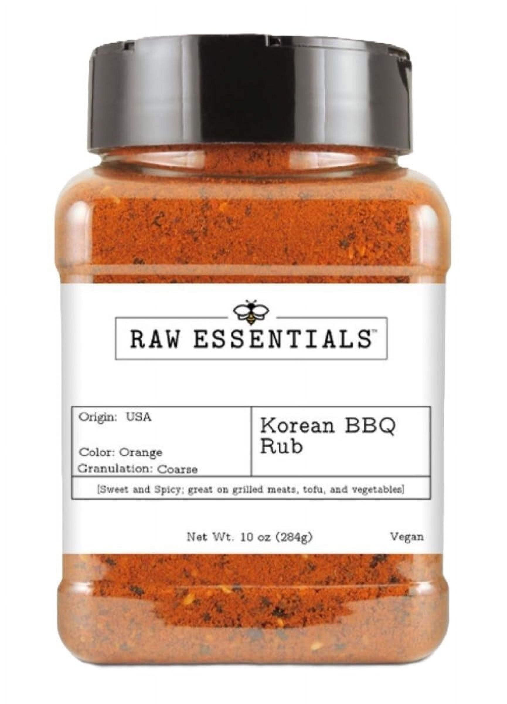 Raw Essentials Korean BBQ Rub - Sweet H2FSDand Spicy - Great on Grilled ...