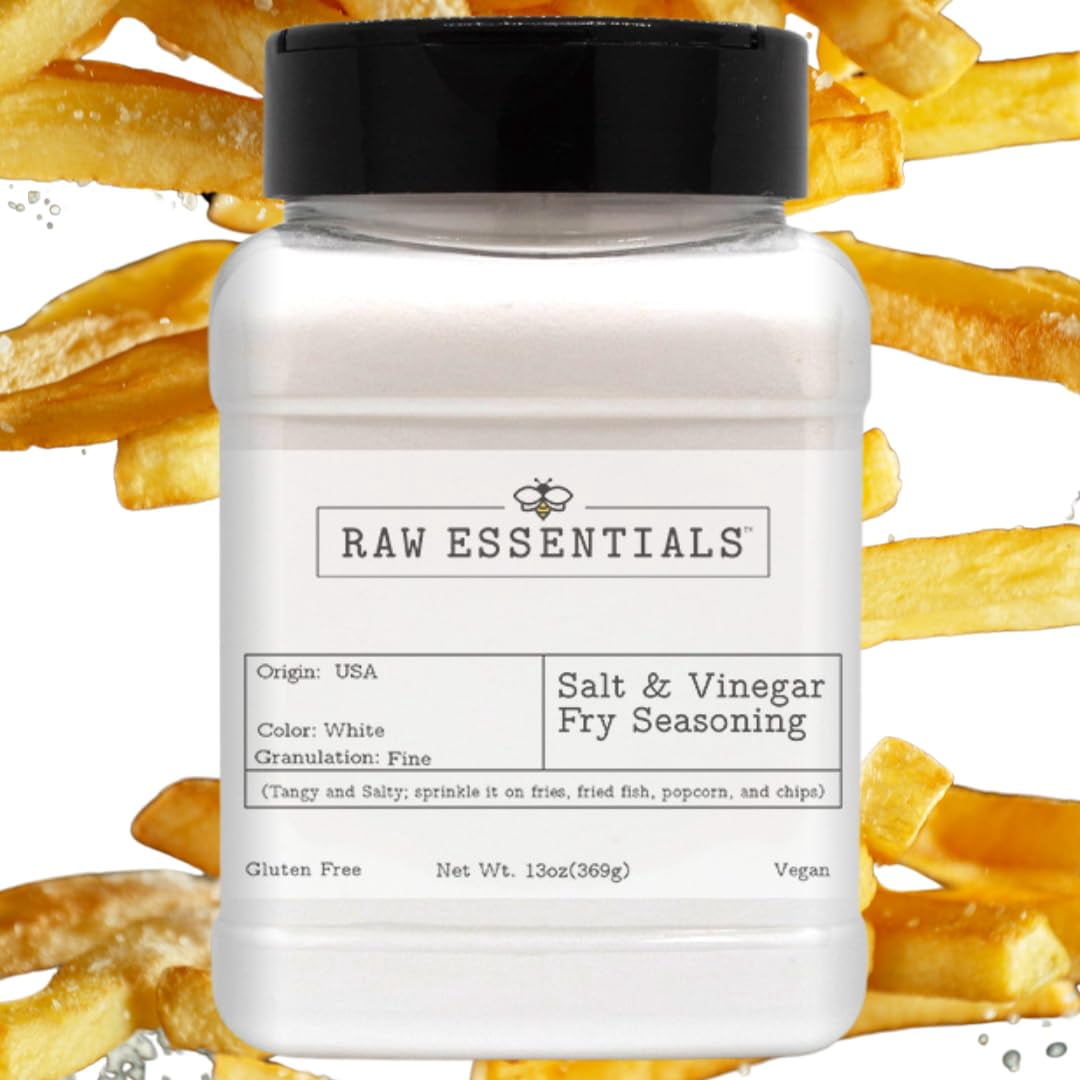 Raw Essentials Salt and WHF2 Vinegar Fry Seasoning, Gourmet Fries ...