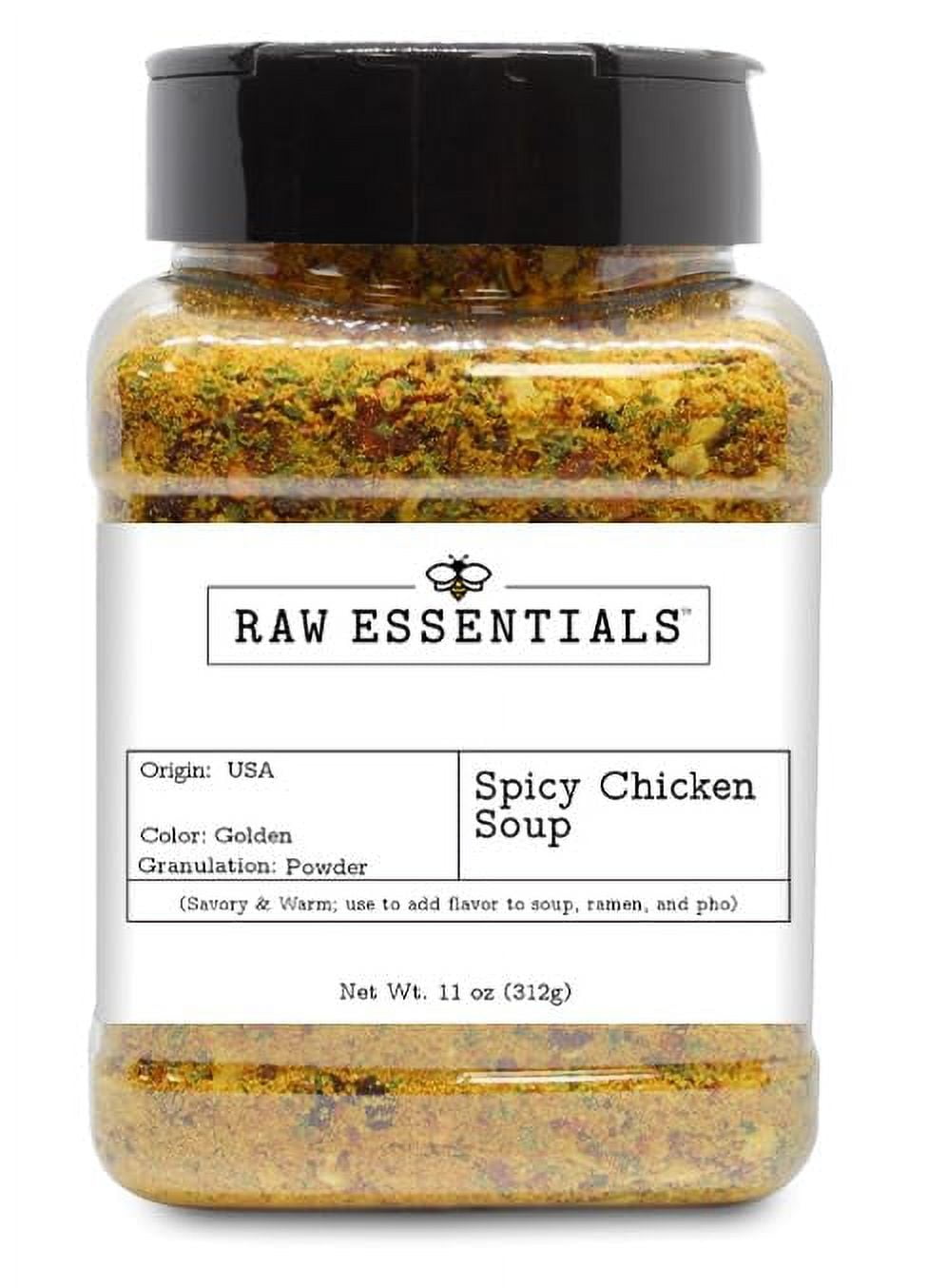 Raw Essentials Spicy Chicken YYF14 Bouillon - Soup and Ramen Seasoning ...