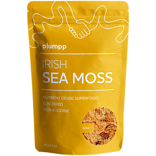 Raw Gold Irish Sea Moss for Healthy Skin, Mucus Membrane Support, and ...