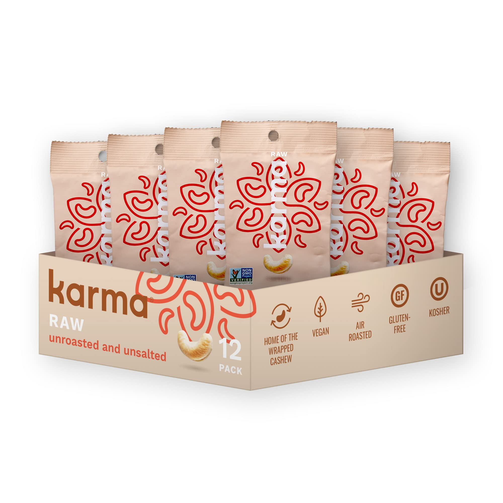 Raw Jumbo Cashews by Karma Nuts, Whole, Vegan, Gluten Free, Low Net Carb, Natural, No Sugar ...