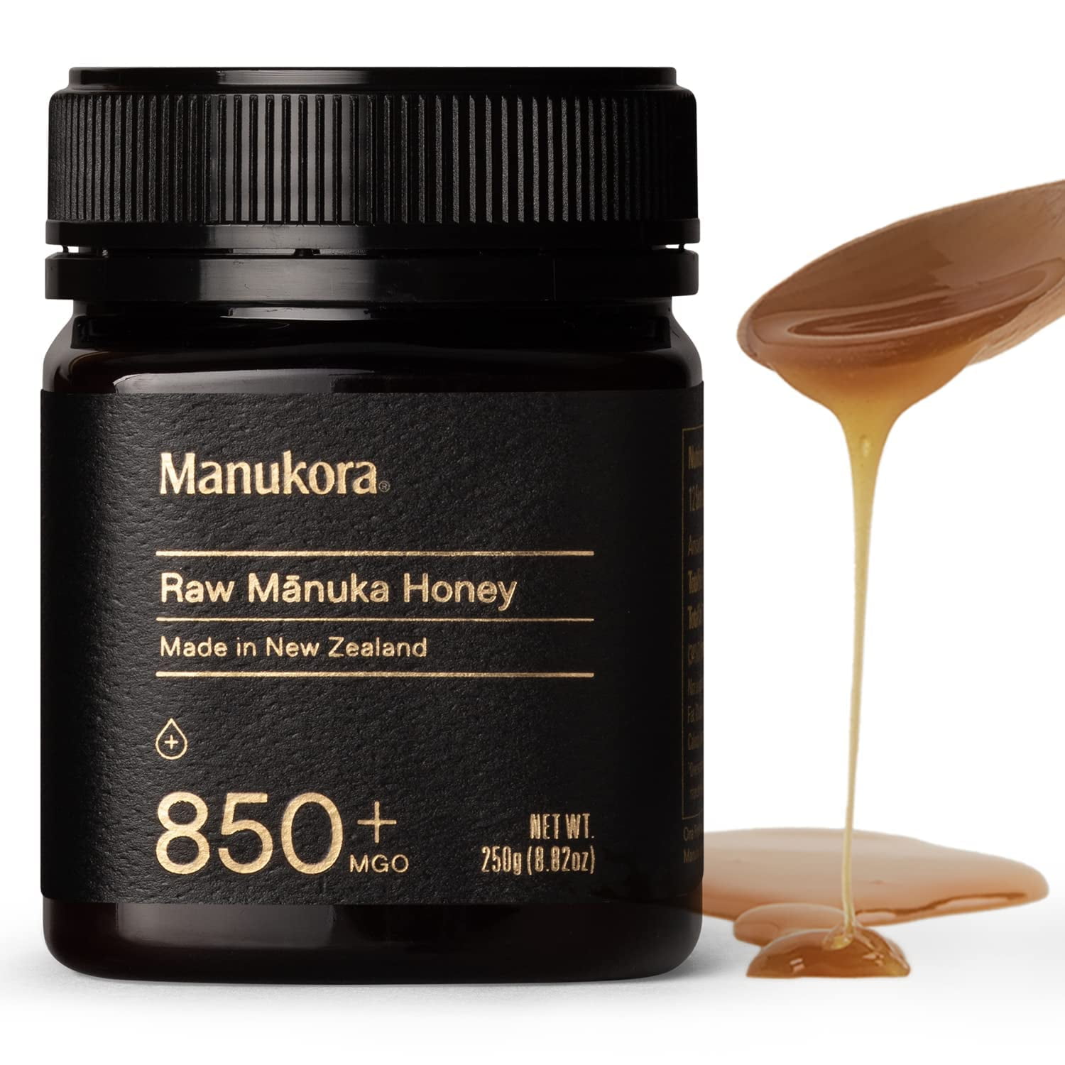 Raw Manuka Honey, MGO 850+ from New Zealand, Non-GMO, Monofloral ...
