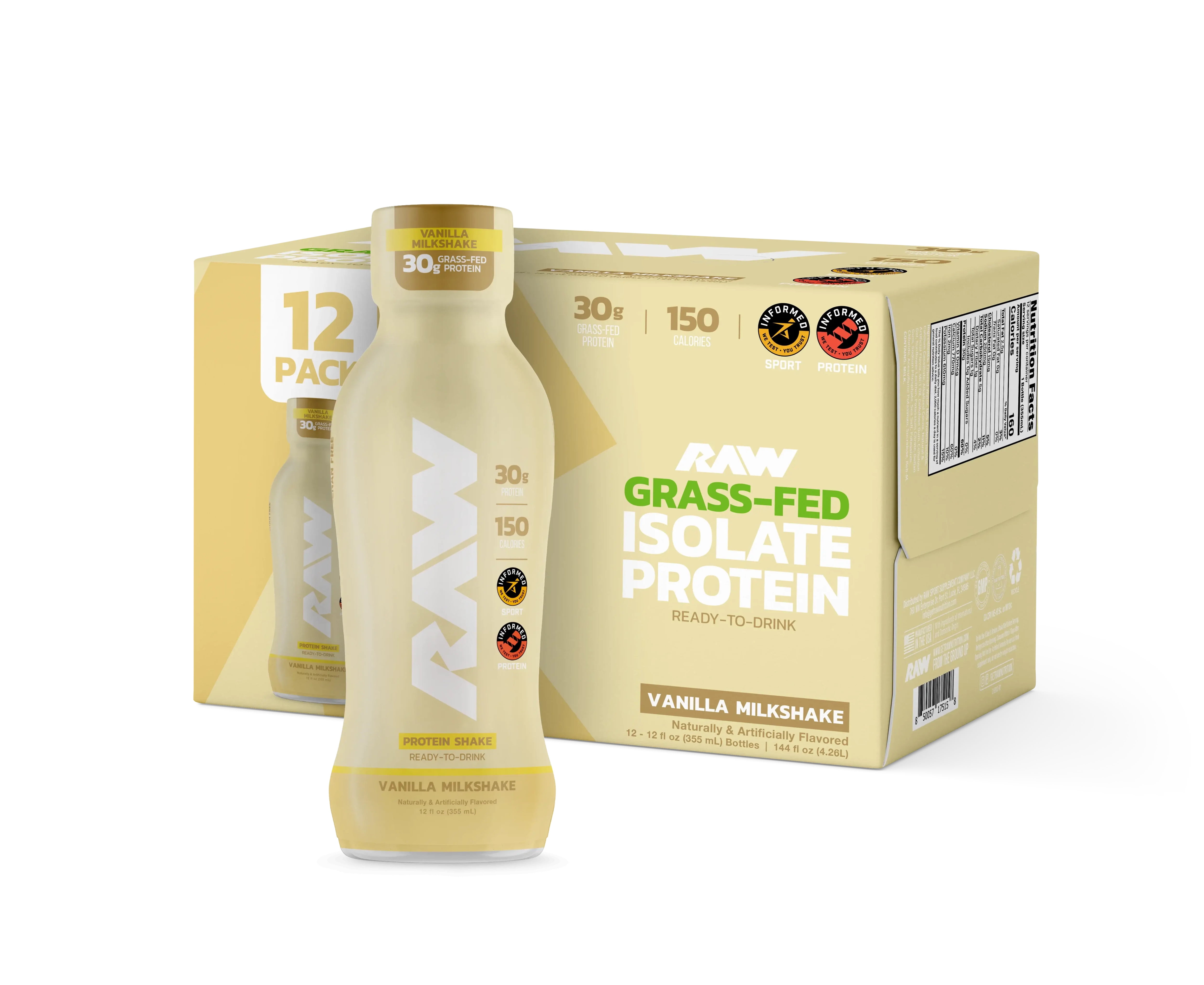 Raw Nutrition - Protein Shake RTD - Walmart.com