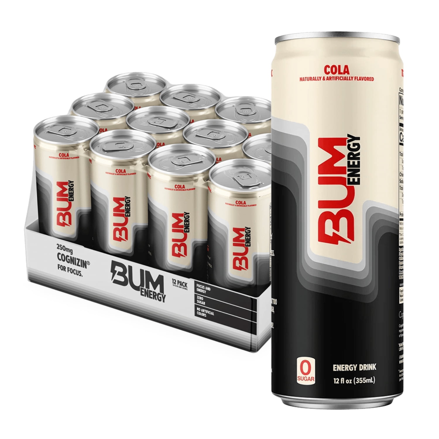 Bum Energy Cola Energy Drink 12 fl oz - Walmart.com