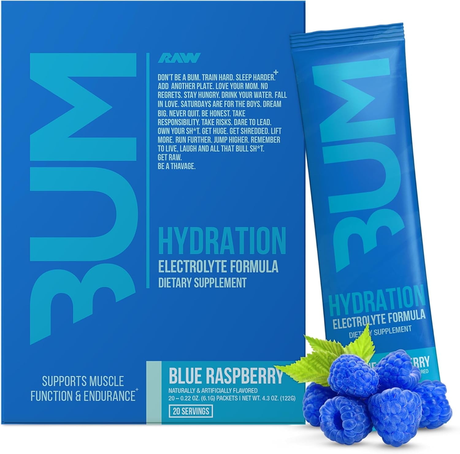 Raw Nutrition x CBUM - HYDRATION - Walmart.com