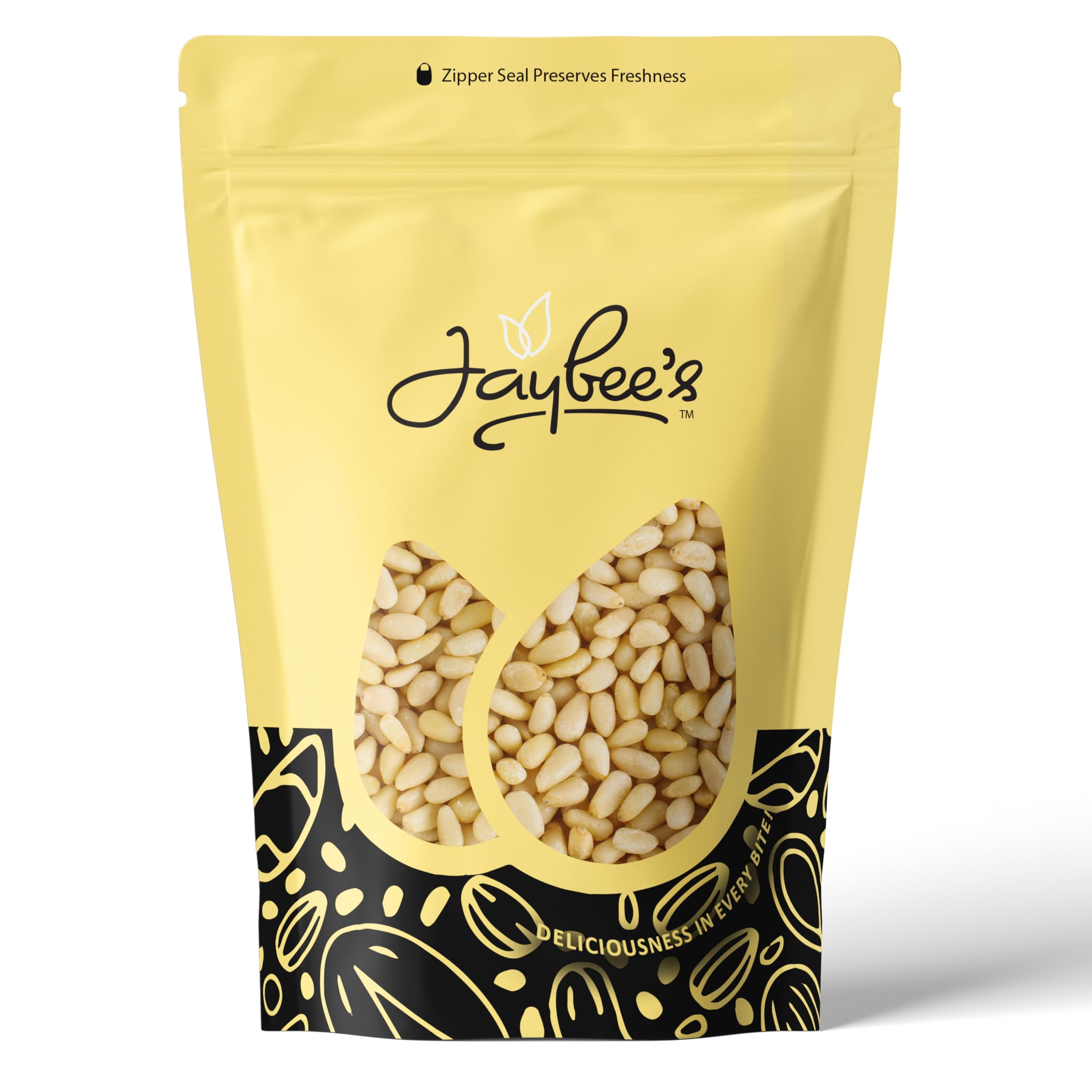Raw Pine Nuts 4 ESF27 Pounds | Whole Natural Protein Snack | Great for Cooking, Baking, Salads ...