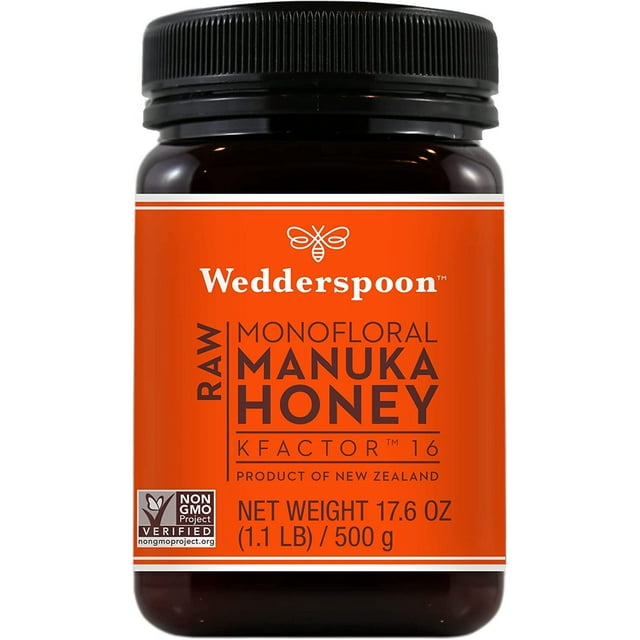 Raw Premium Manuka Honey, KFactor 16, 17.6 Oz, Unpasteurized, Genuine ...