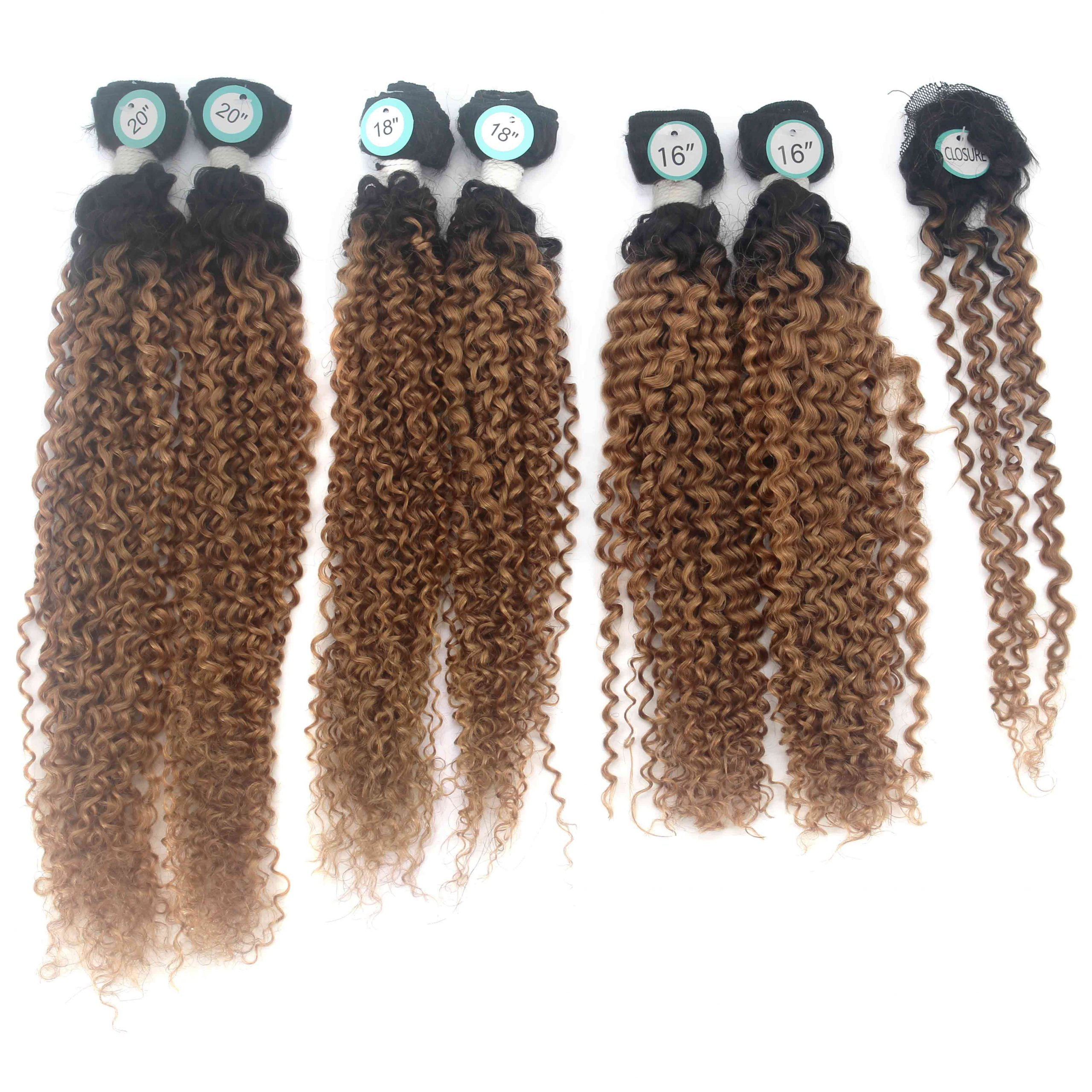 Raw Remy by Samra Jerry Curl + Closure 7pcs - Walmart.com