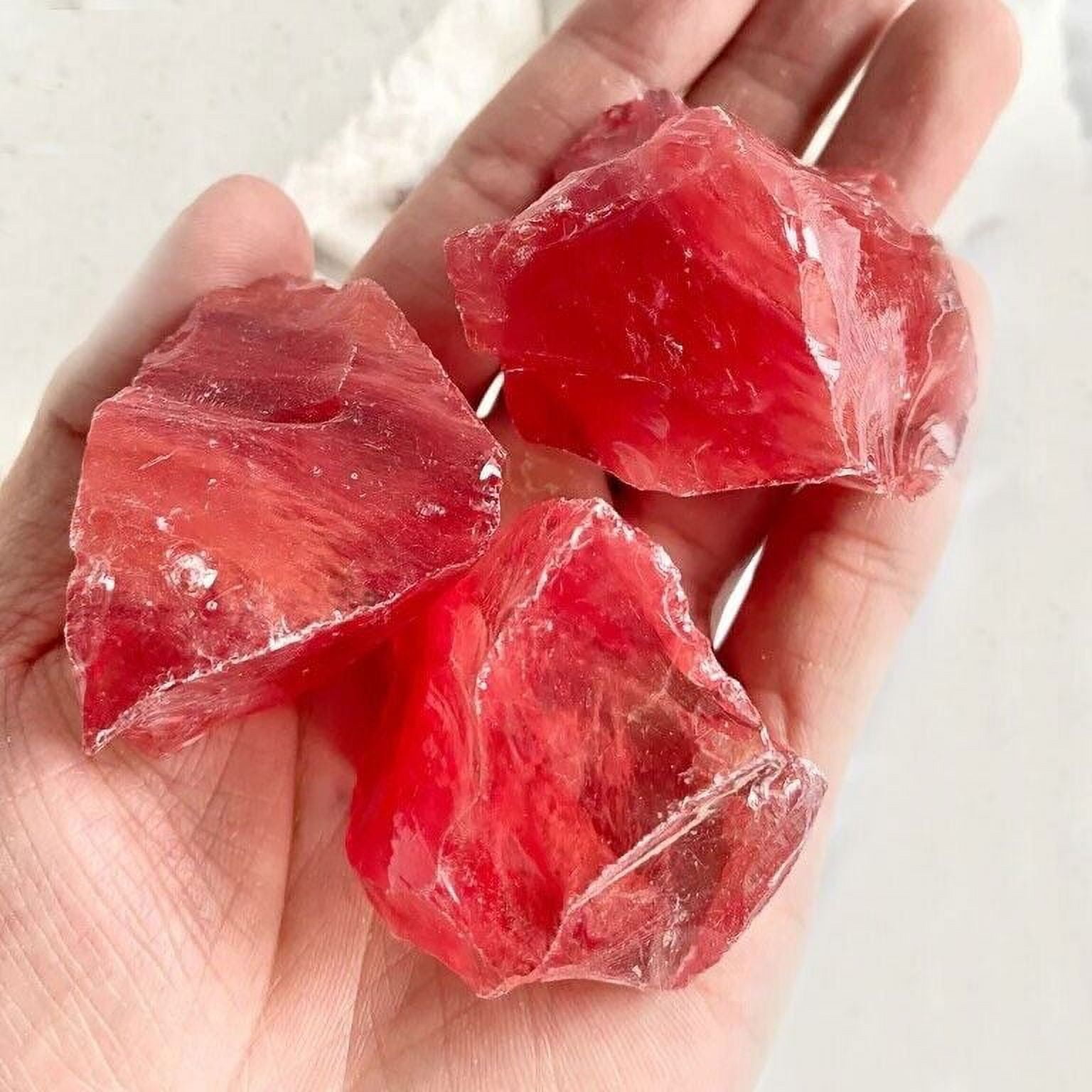 Raw Rough Cherry Quartz Crystal Stone Large Chunks Healing Mineral ...