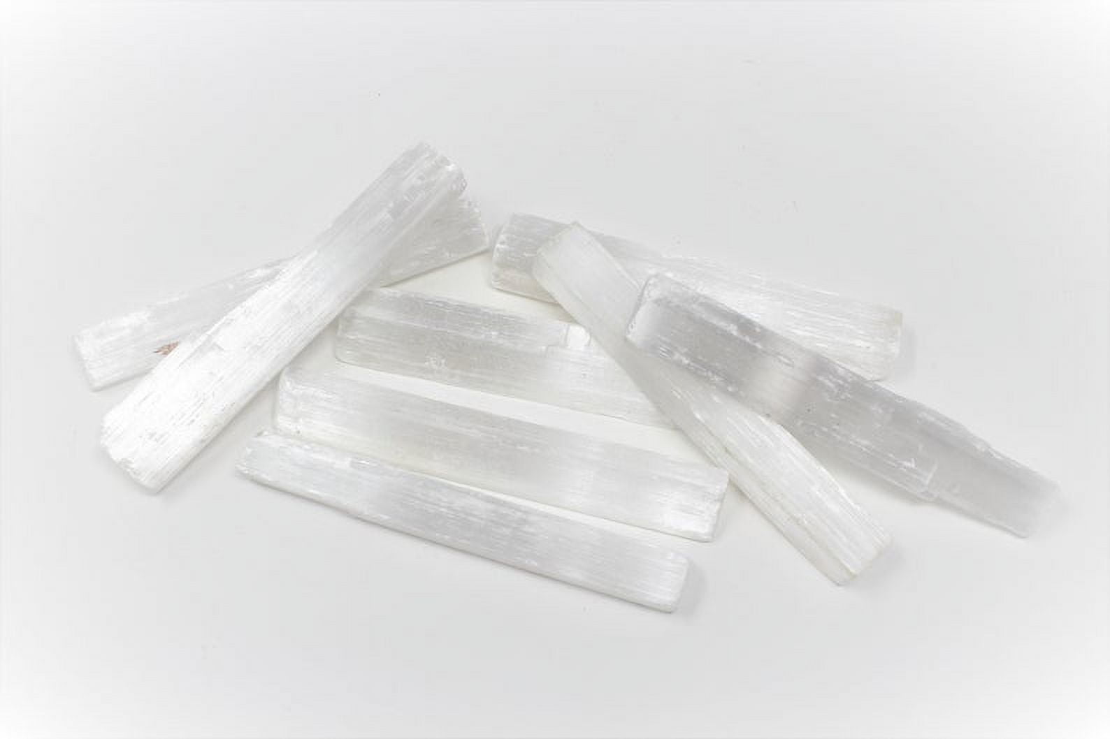 Raw Selenite sticks, 1 Single 5" inch stick, High Grade, Selenite ...