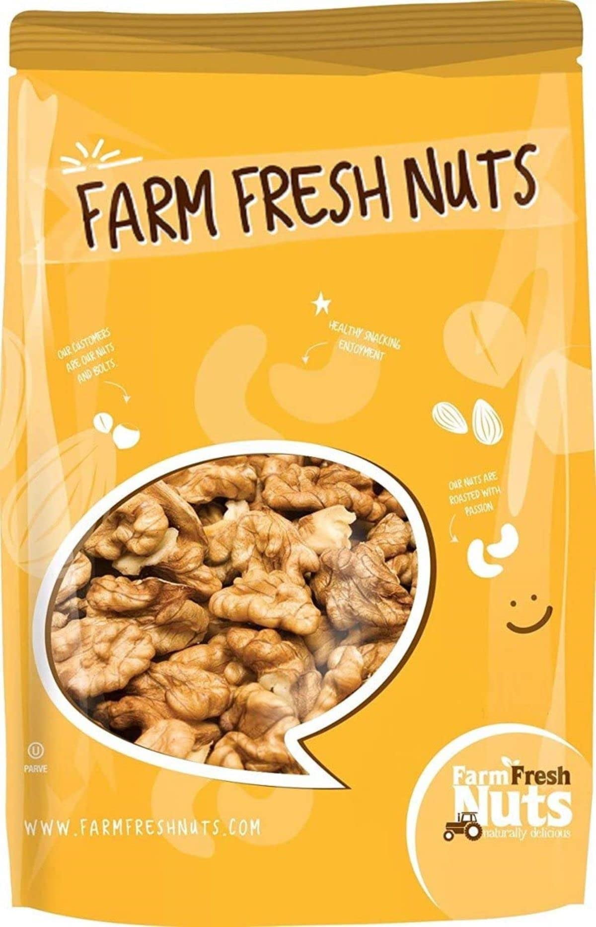 Raw Shelled California Walnuts OKA4 (2 Lbs.) - Compares to Organic ...