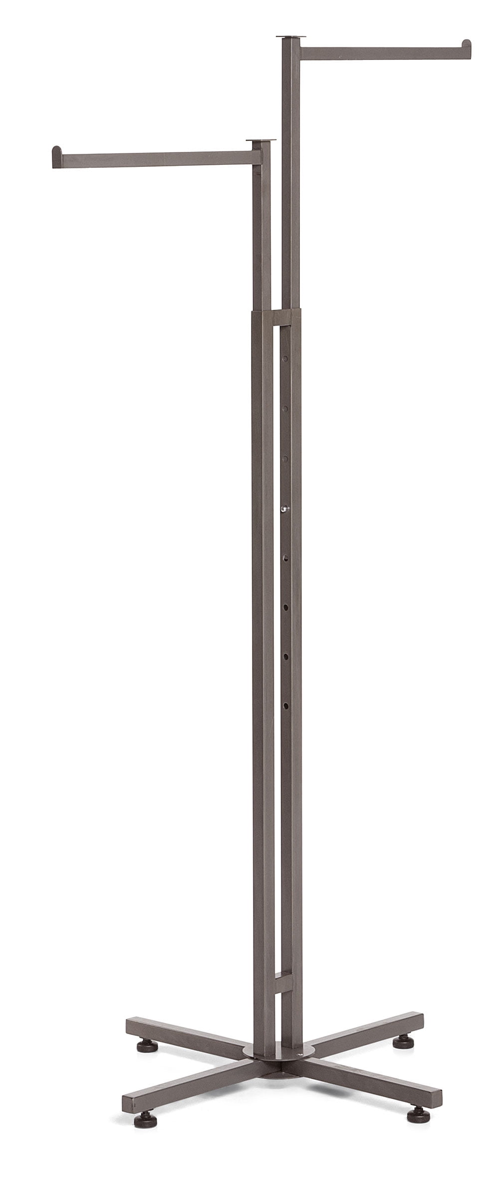 SSWBasics Raw Steel 2-Way Clothing Rack with Straight Arms - Walmart.com