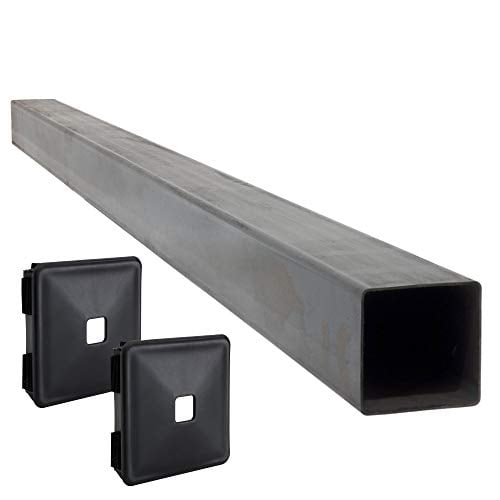 Raw Steel RV Bumper | 4" x 4" Rear Bumper with Plugs - Walmart.com