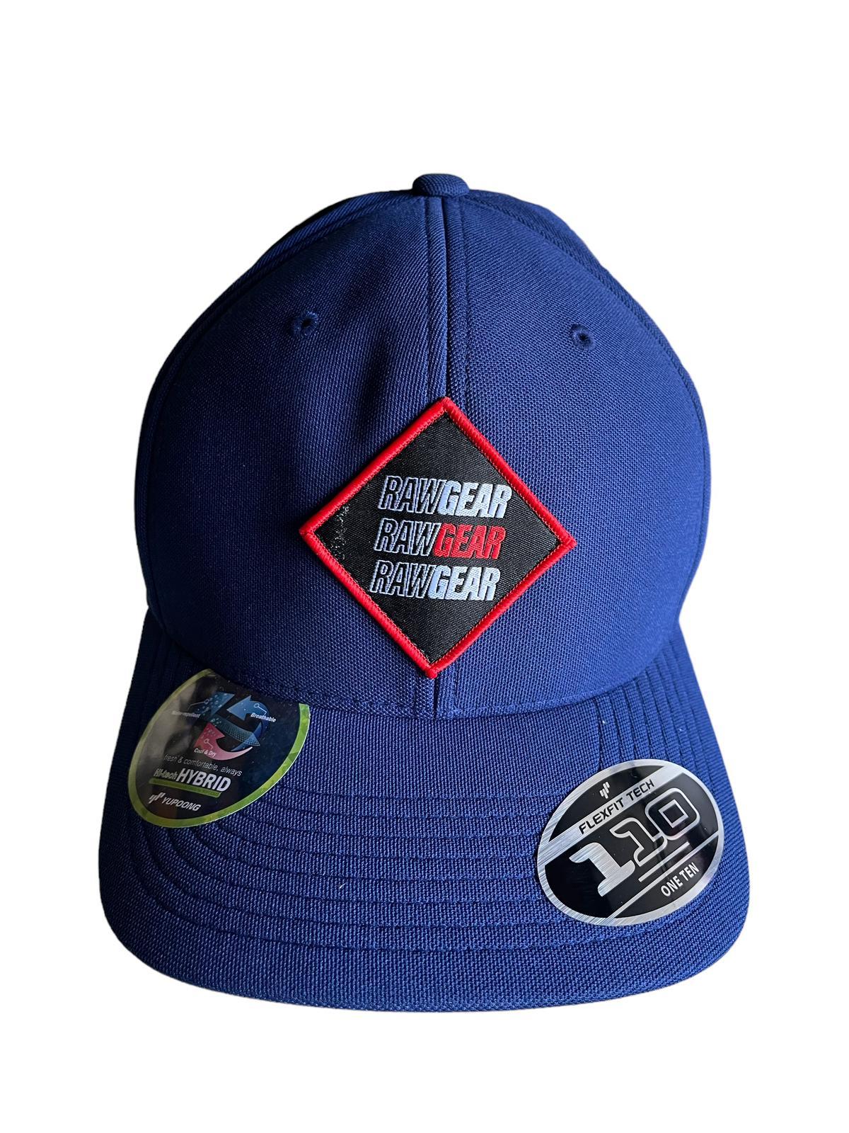 RawGear Fitness Mesh Hat Cap SnapBack Logo Red Patch Blue - Walmart.com