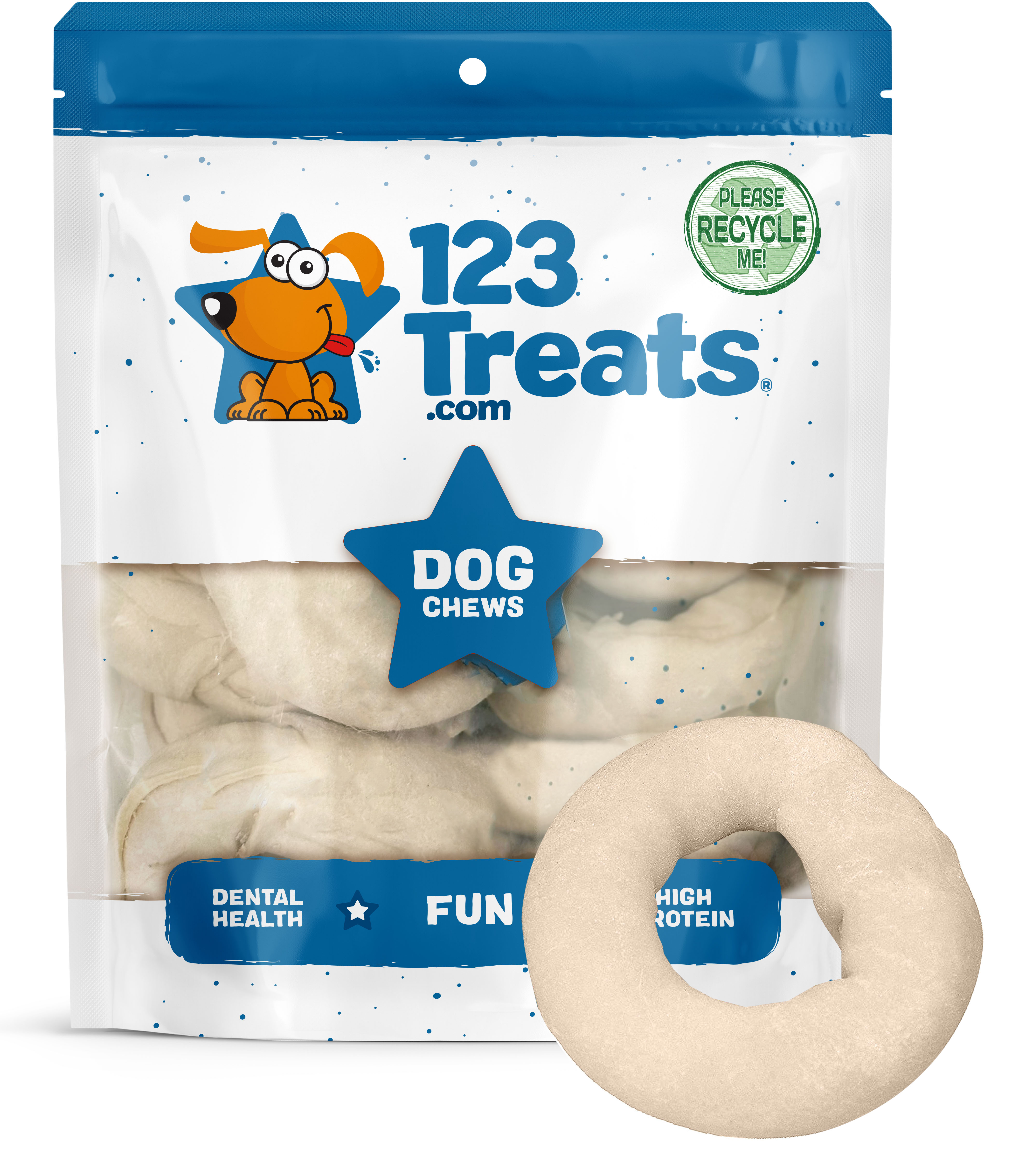 Cadet Premium Dog Treats Hide-a-Bull Rawhide and Bully Stick Chew Treat ...