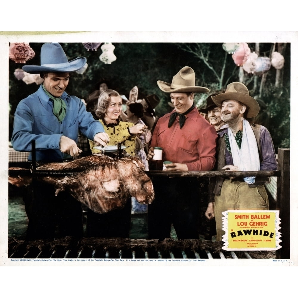 Rawhide Movie Poster Masterprint (14 x 11) - Walmart.com