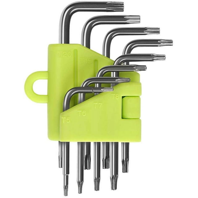 Rawiri Angled Star Screwdrivers T5-T20, Hex Key Kit for Precision Work ...