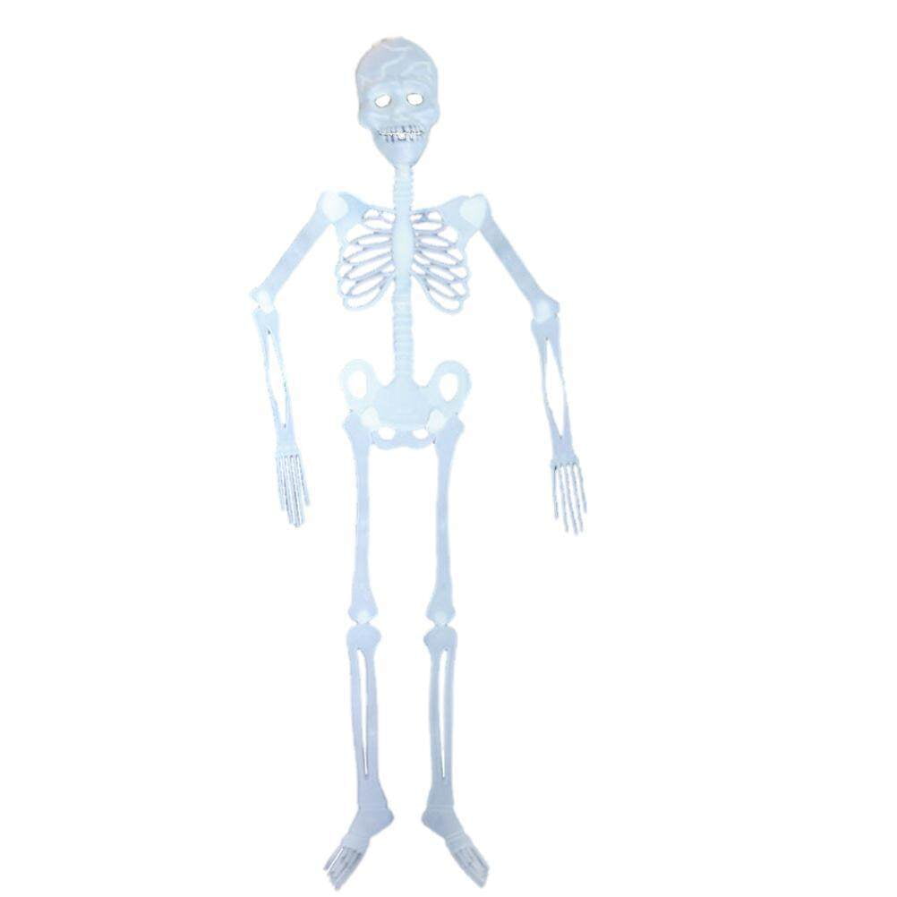 Rawiri Luminous Skeleton PVC Scary Halloween Hanging Decoration In the ...