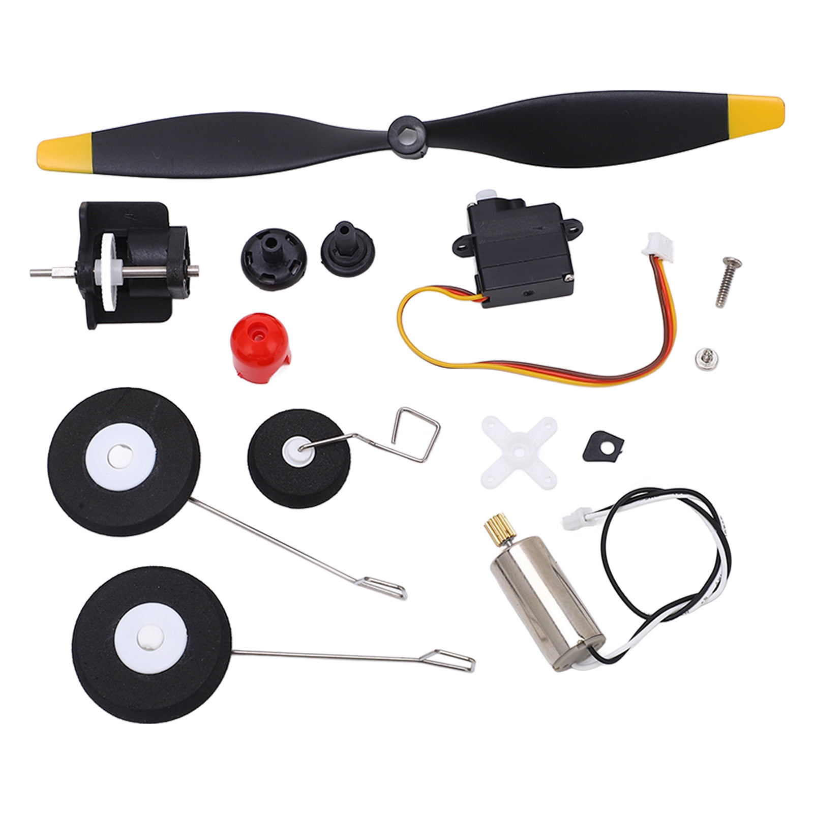 Rawiri RC Plane Parts Professional Motor Servo Propeller Landing Gear ...
