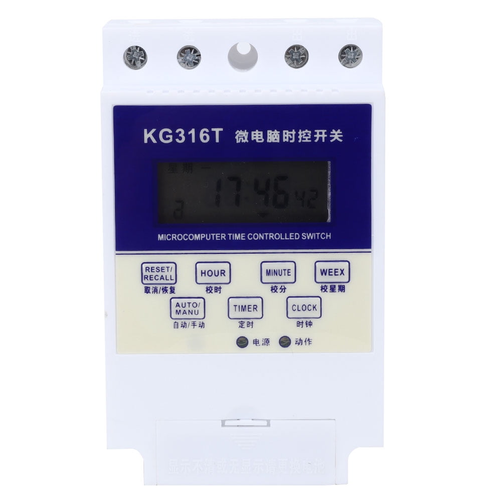Rawiri SK-01 Intelligent Time Control Switch Microcomputer Timing Timer ...