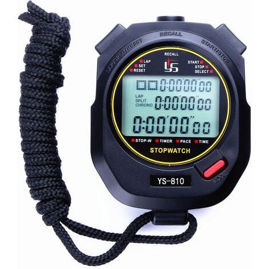 Rawiri Stopwatch with Whistle, Professional 60 Memory Stopwatch with ...