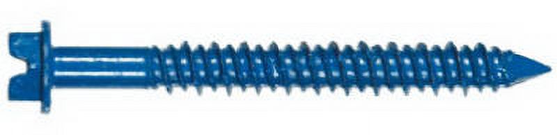 Rawl 100 Pack 3/16" x 1-1/4" Hex Washer Head Tapper Concrete Screw ...