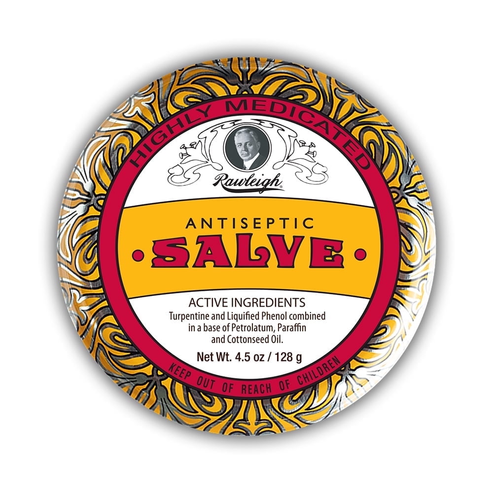 Rawleigh Antiseptic Salve Big Tin 4.5 oz 128g for Wounds Burns and Skin ...