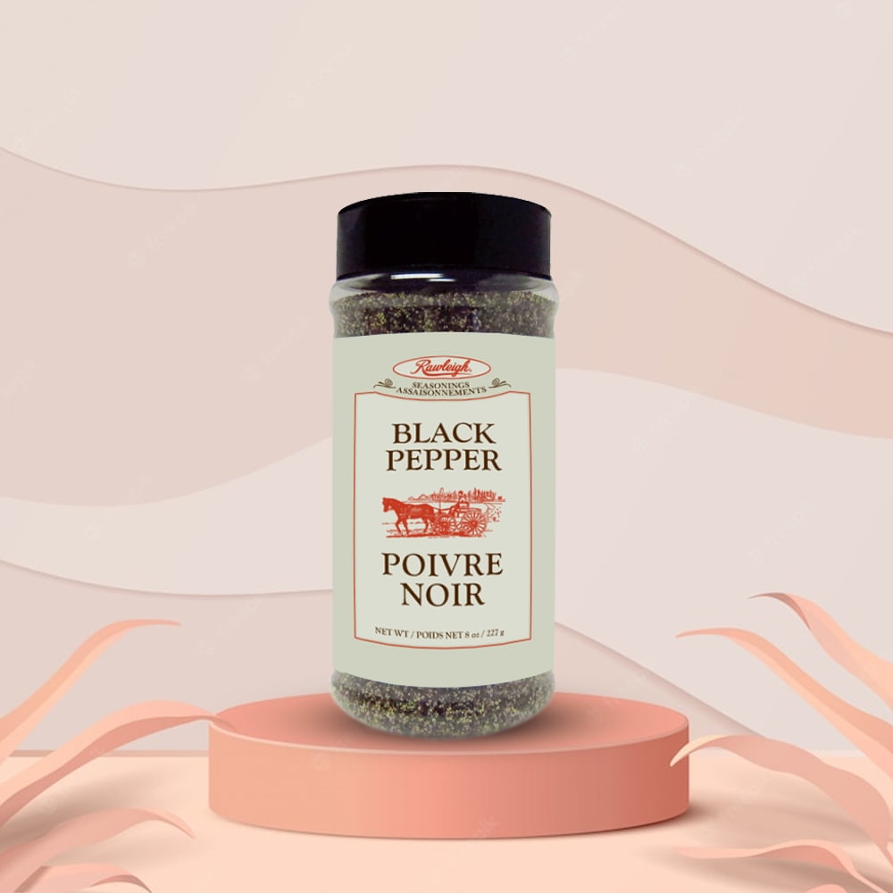 Rawleigh Granulated Black Pepper Seasoning: 8 oz / 227g - Pack of 1 ...