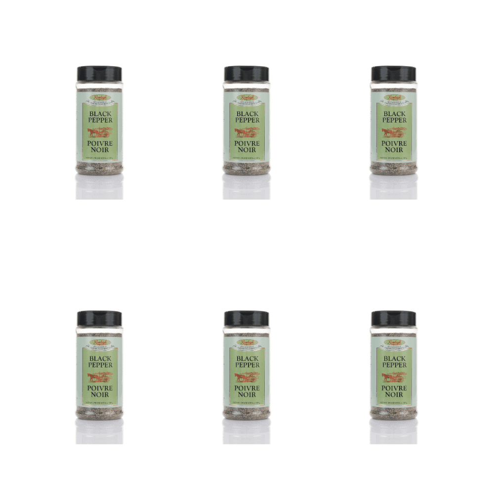 Rawleigh Granulated Black Pepper Seasoning: 8 oz / 227g - Pack of 6 ...