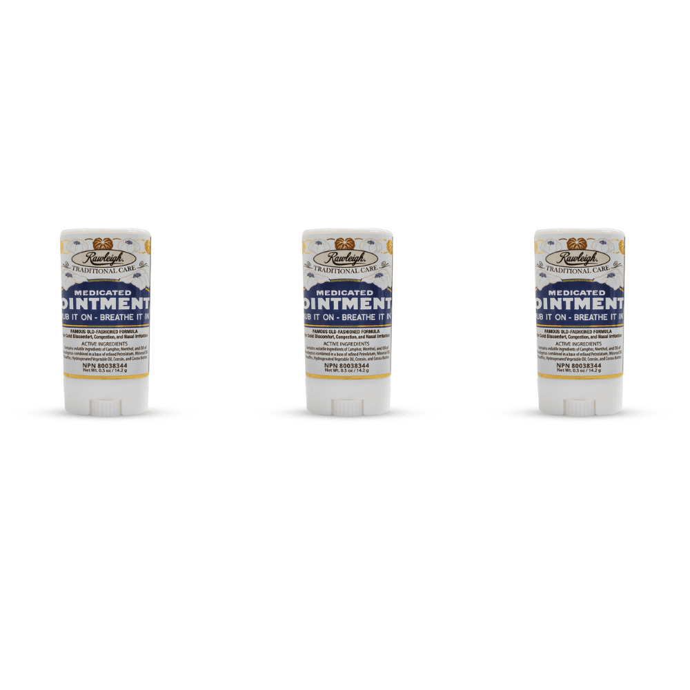 Rawleigh Medicated Ointment Stick: 0.5 oz / 14.2g - Pack of 3 - Walmart.com