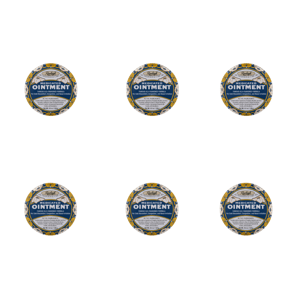 Rawleigh Medicated Ointment Tin: 4.5 oz / 128g - Pack of 6 - Walmart.com