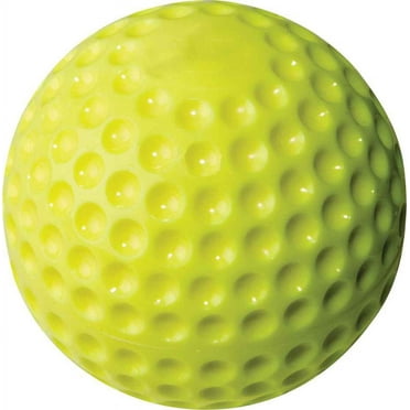 (12 pack) MacGregor Yellow Dimpled Practice Softballs - Walmart.com