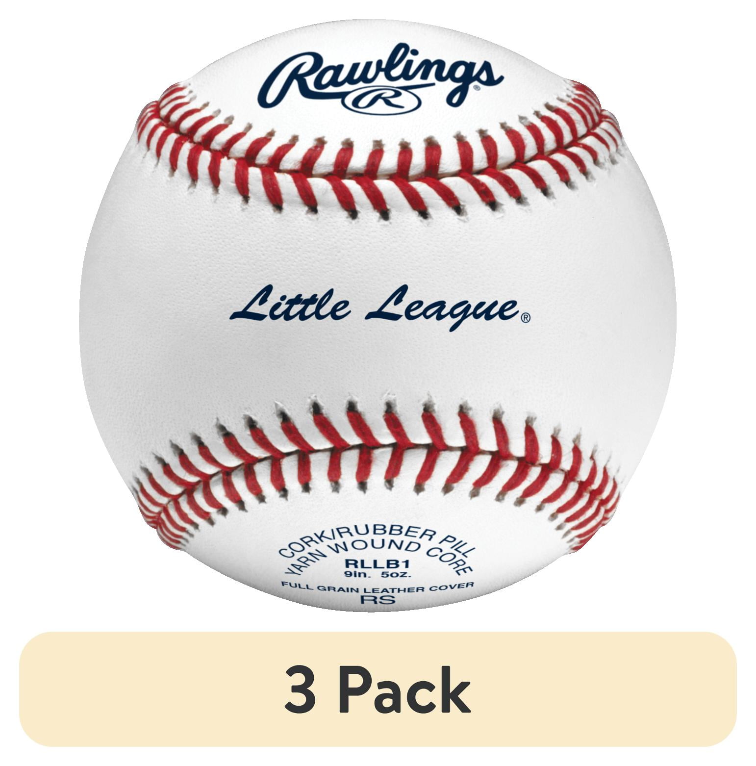 (3 pack) Rawlings 14U RLLB1 Youth Competition Grade Baseball, 1 Count ...