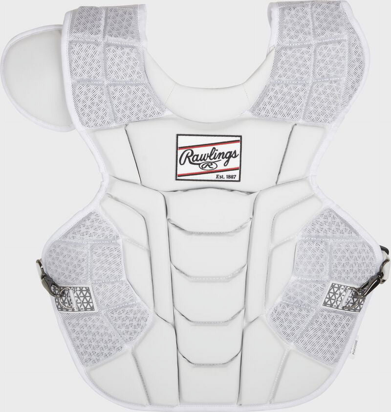 Rawlings 2022 Mach Series Catchers Chest Protector, Adult, White/White ...