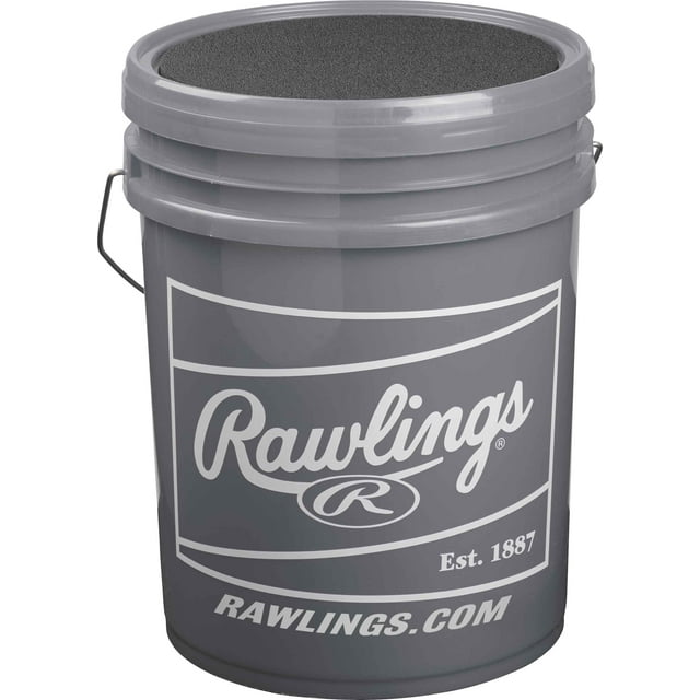 Rawlings 6 Gallon High School Raised Seam Ball/Bucket Combo - Includes ...