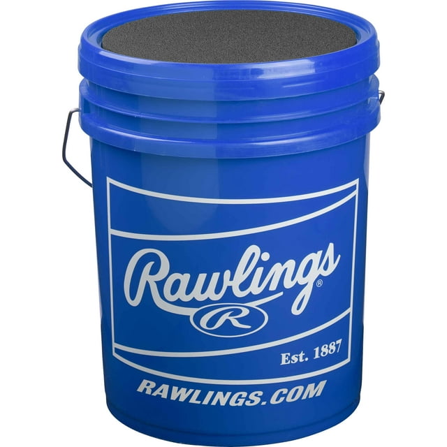 Rawlings 6 Gallon Youth Raised Seam Ball/Bucket Combo - Includes 30 ...
