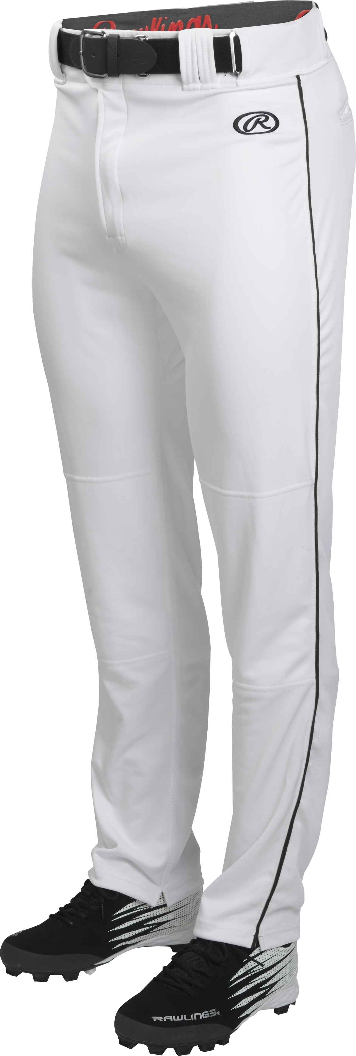 Rawlings Adult Launch 1/8" Piped Pant | White/Black | 2XL - Walmart.com